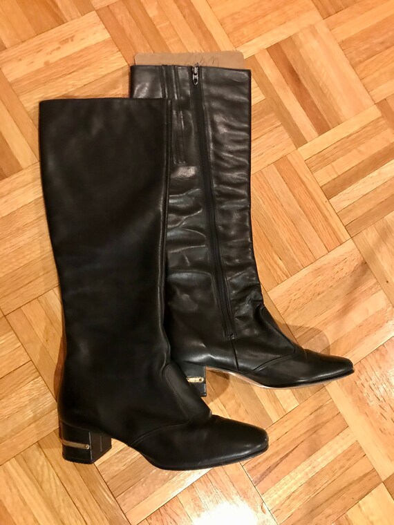 vintage selby black leather - Gem
