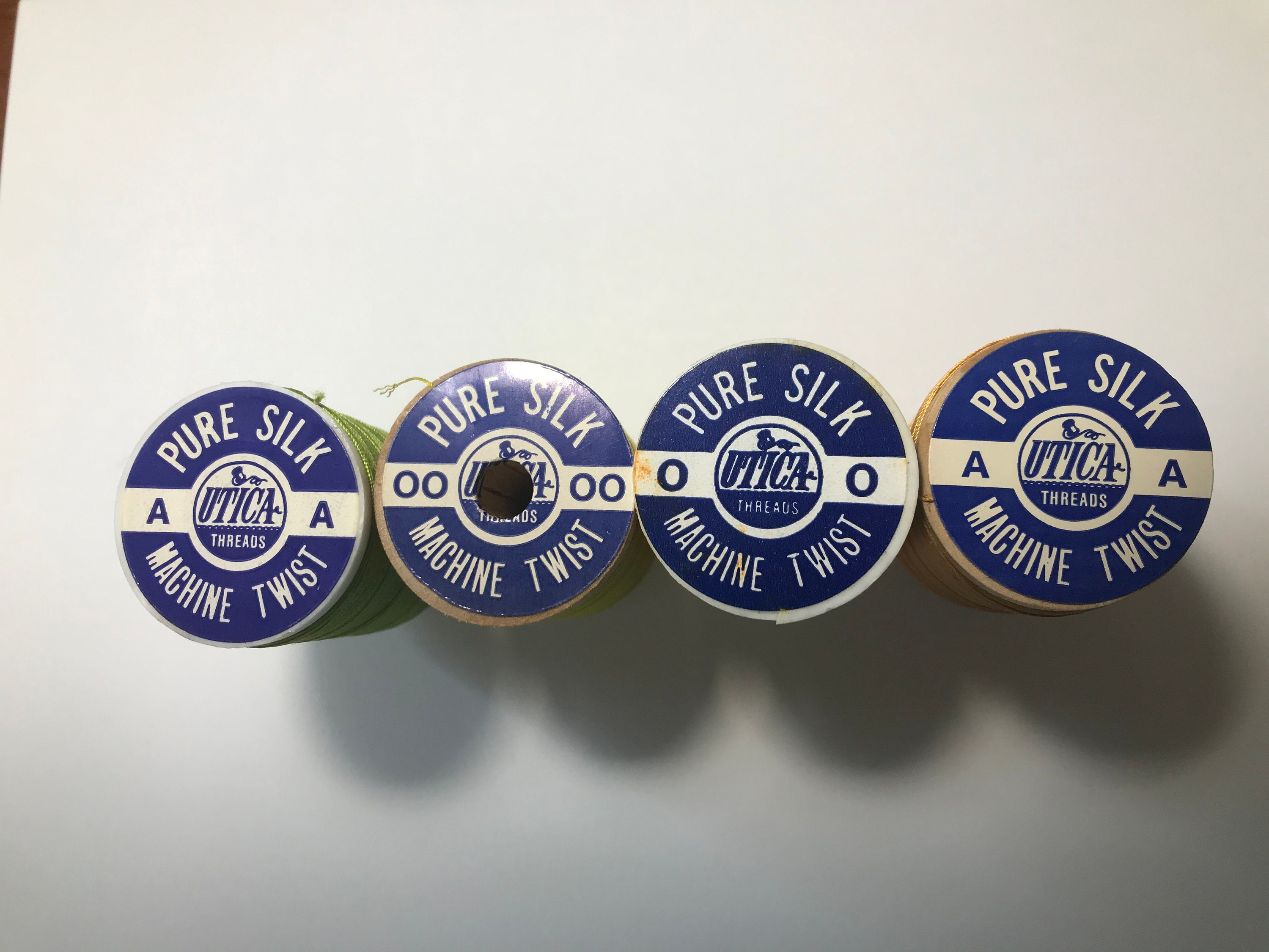 Bulk Spools of Silk Thread Gudebrod/utica Sizes A 0 and - Etsy