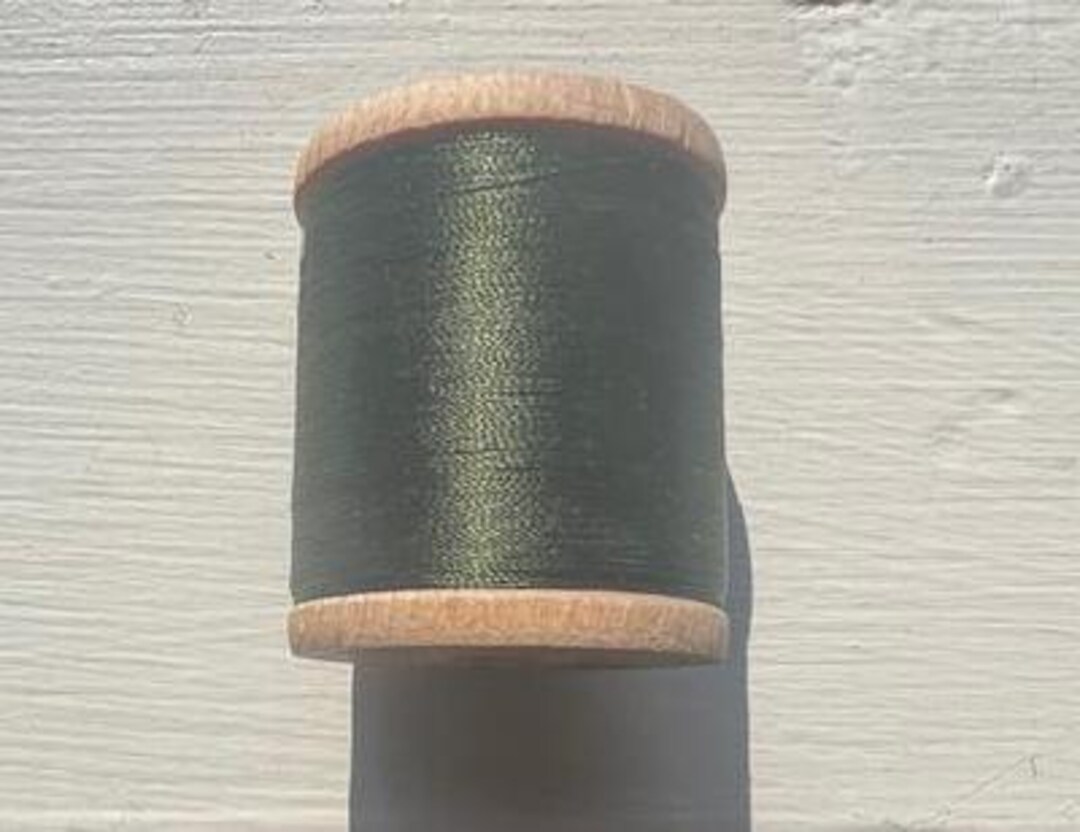 Belding Corticelli Silk Thread, 9270 dark Hunter Green, Size A, 100 ...
