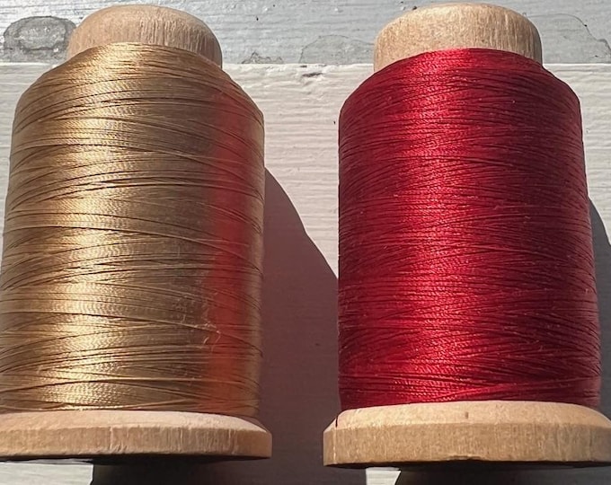 Gudebrod Silk Thread #358 "jade Green", Size 00, 100 Yards - Etsy