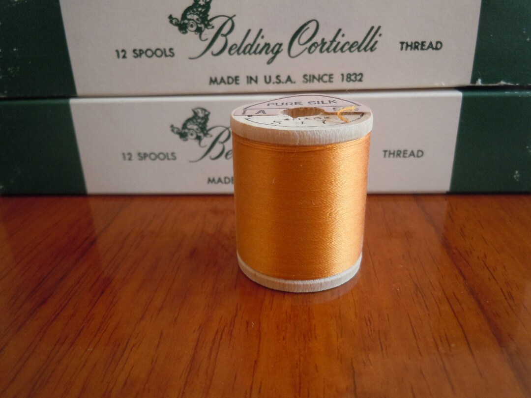 Belding Corticelli Silk Thread, Ginger Orange #5475 - Etsy