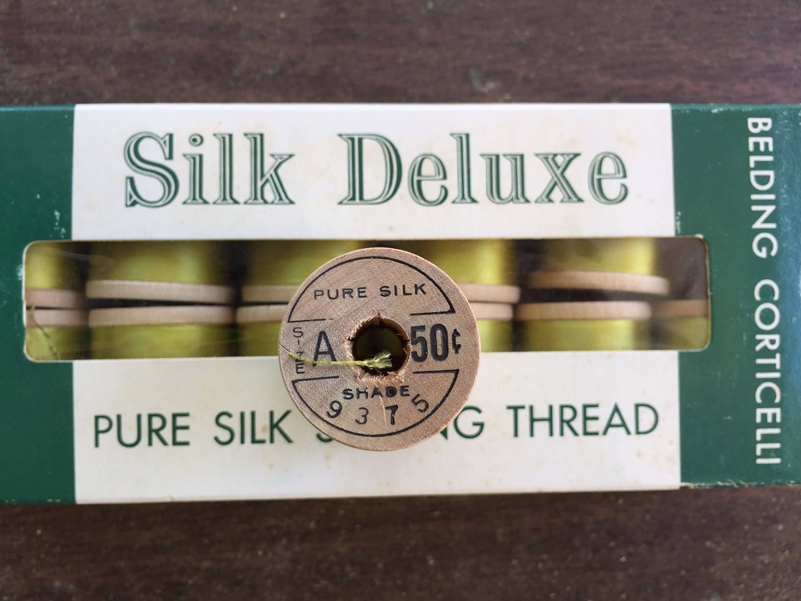 Belding Corticelli Silk Thread, Parakeet, #9375 - Etsy