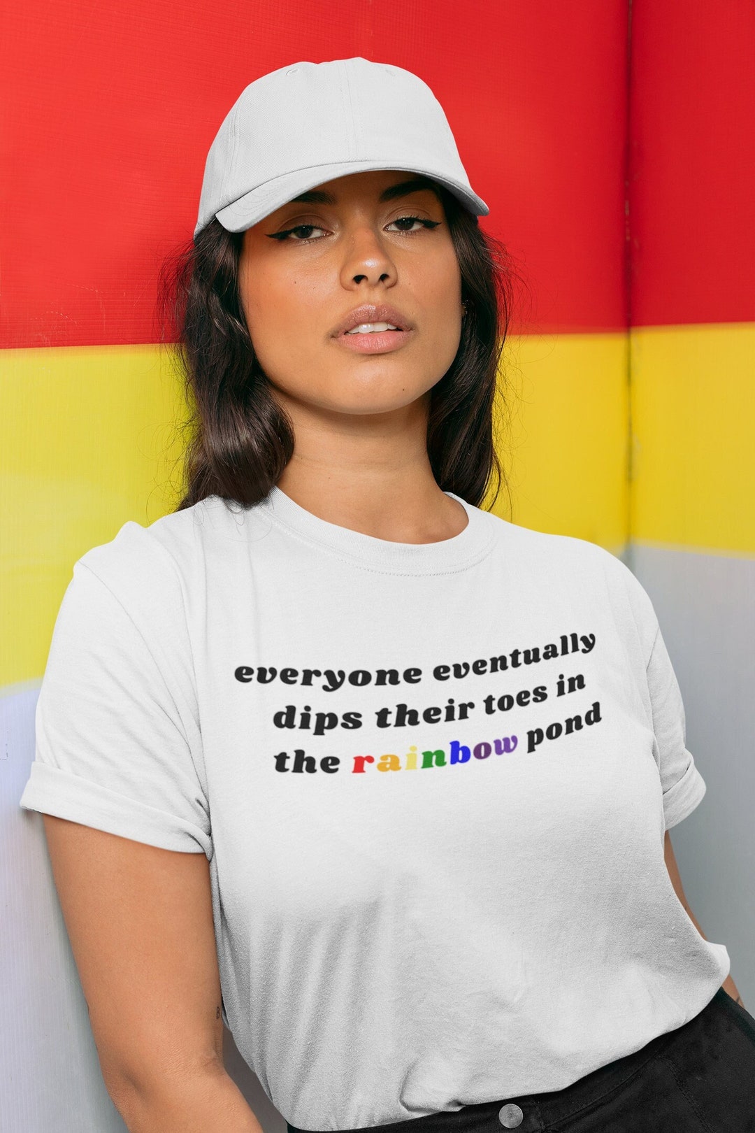 Everyone Eventually Dips Their Toes in the Rainbow Pond Tee, Pride ...
