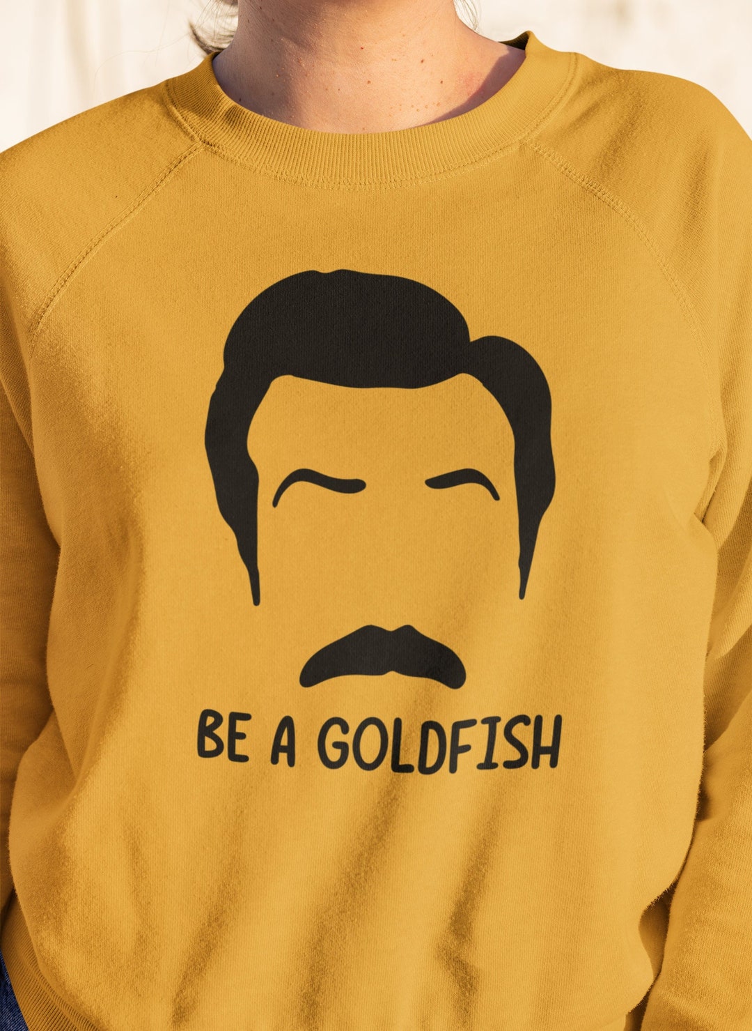 Be a Goldfish Sweatshirt Ted Lasso Merchandise Ted Lasso - Etsy