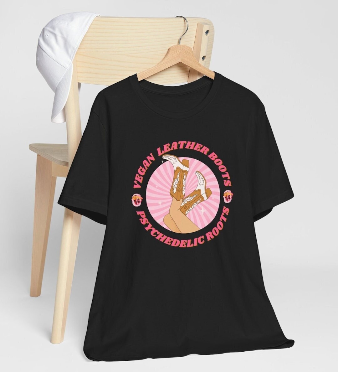Vegan Leather Boots Psychedelic Roots Tee, Edm Merch, Coachella Outfits ...