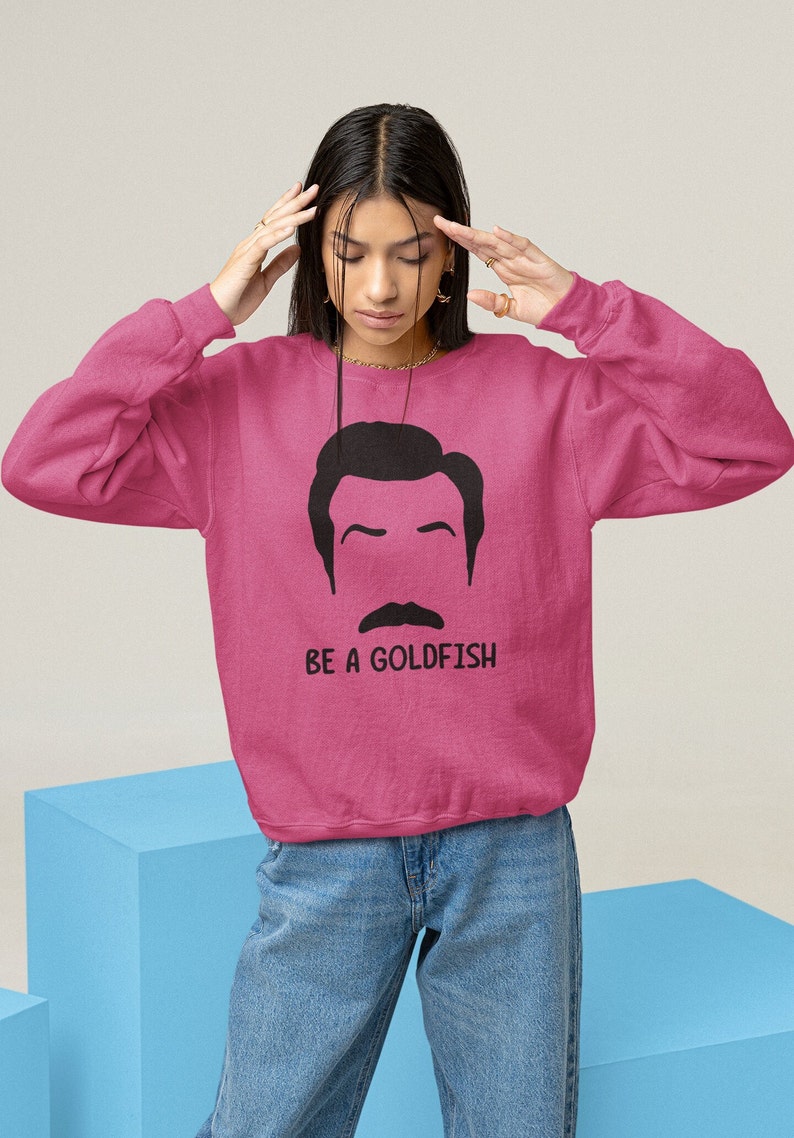 Be a Goldfish Sweatshirt Ted Lasso Merchandise Ted Lasso - Etsy