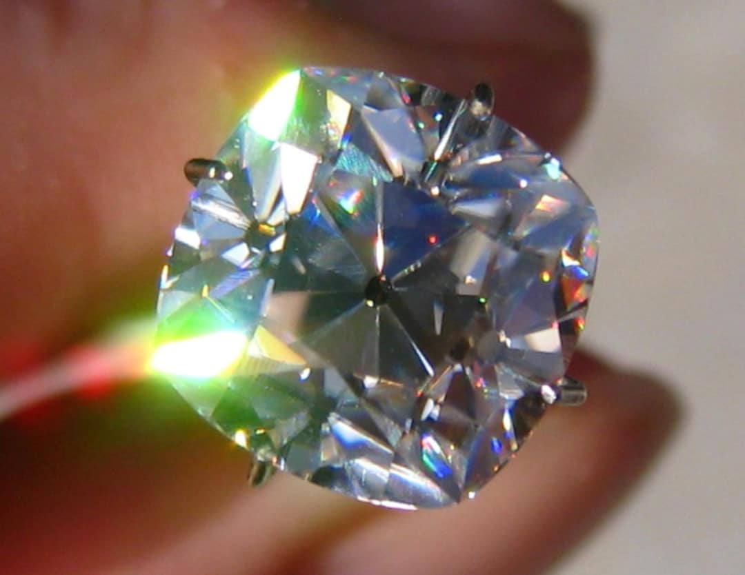 Old Mine Cut Classique Moissanite From Julia B Jewelry, OMC, Antique ...