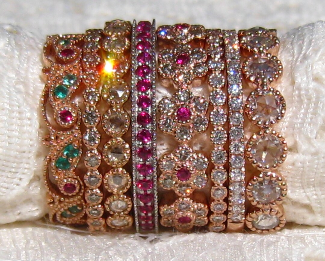 Custom Design: Wedding Bands, Anniversary Bands and Stacking Rings - Etsy