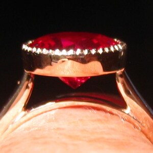 Custom Design: Bezel Solitaire Ring Mount - Etsy