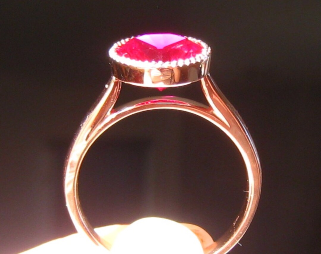 Custom Design: Bezel Solitaire Ring Mount - Etsy