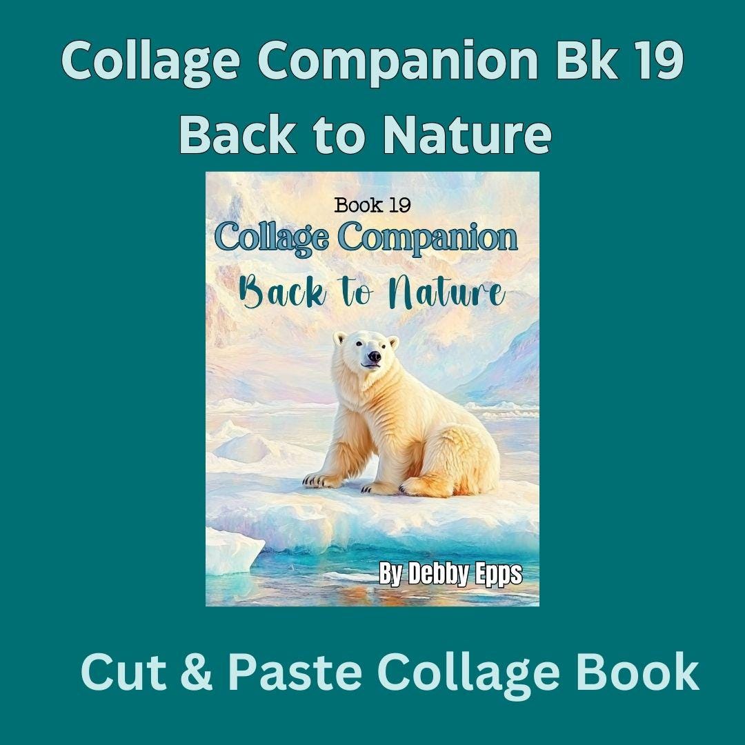 Back to Nature Collage Clipart Book by Debby Epps Botanical & Wildlife ...