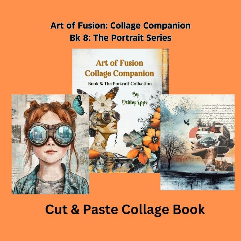 Portrait Collection Collage Clipart Book by Debby Epps Cut and Paste ...