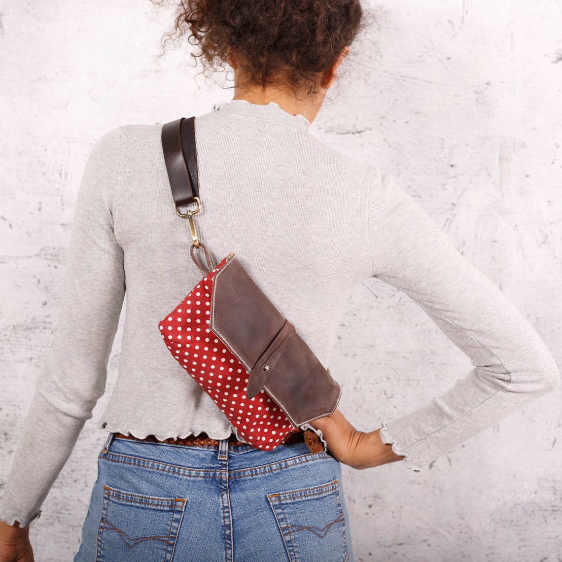 Red Dot Fanny Pack for Women | Etsy