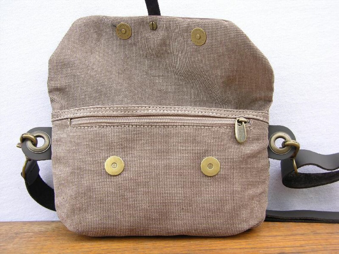 Brown Leather Cross Body Pouch - Etsy