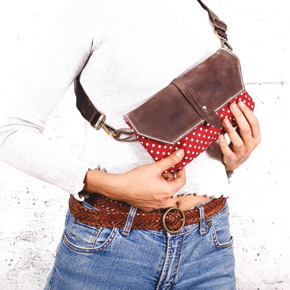 Red Dot Fanny Pack for Women | Etsy