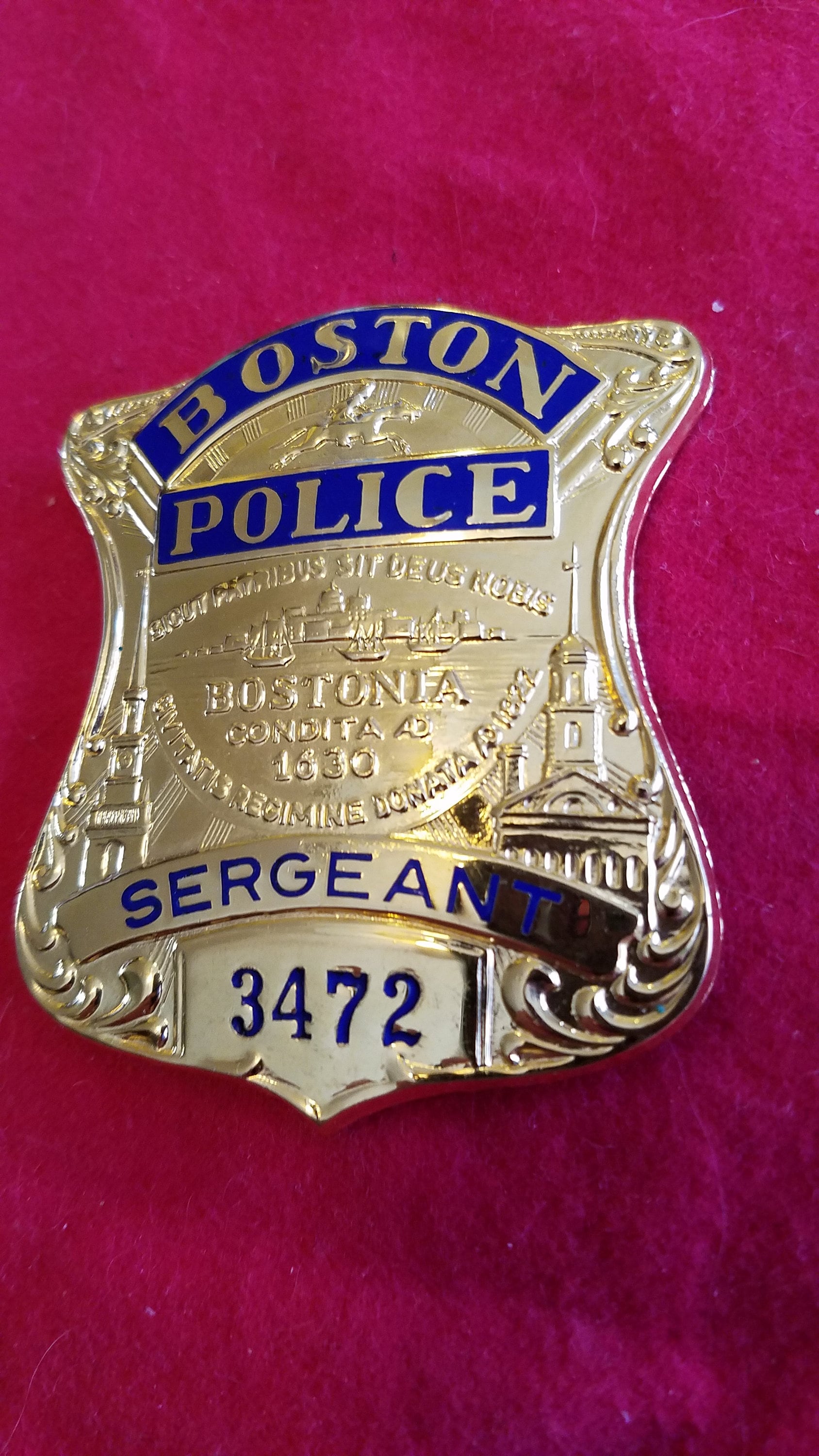 Boston Police Hat Badge
