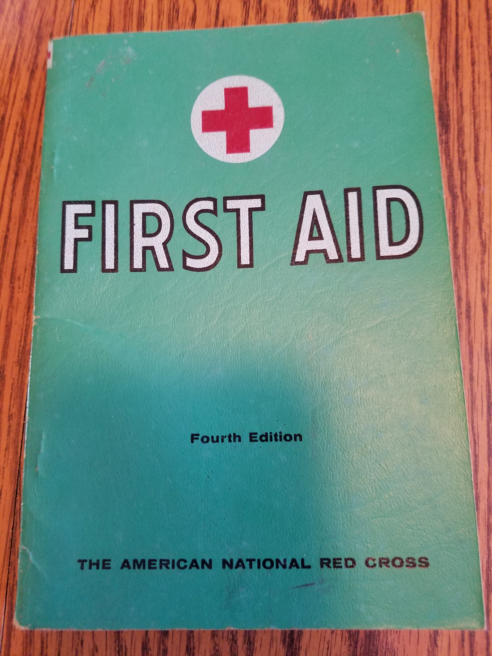 Vintage Red Cross First Aid Book Etsy