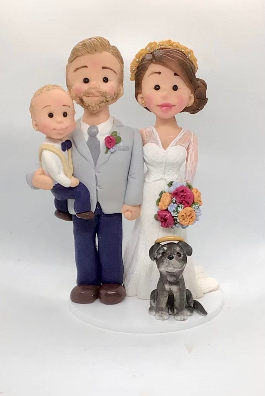 Bride and Groom Wedding Cake Toppers Personalised and Custom - Etsy