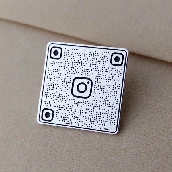 Custom Badge With Qr Code - Etsy