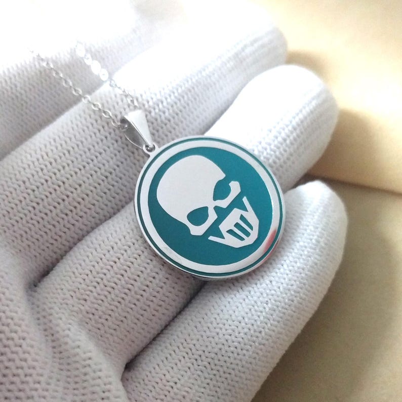 Personalized Logo Necklace, Company Artwork Necklace, Custom Enamel ...