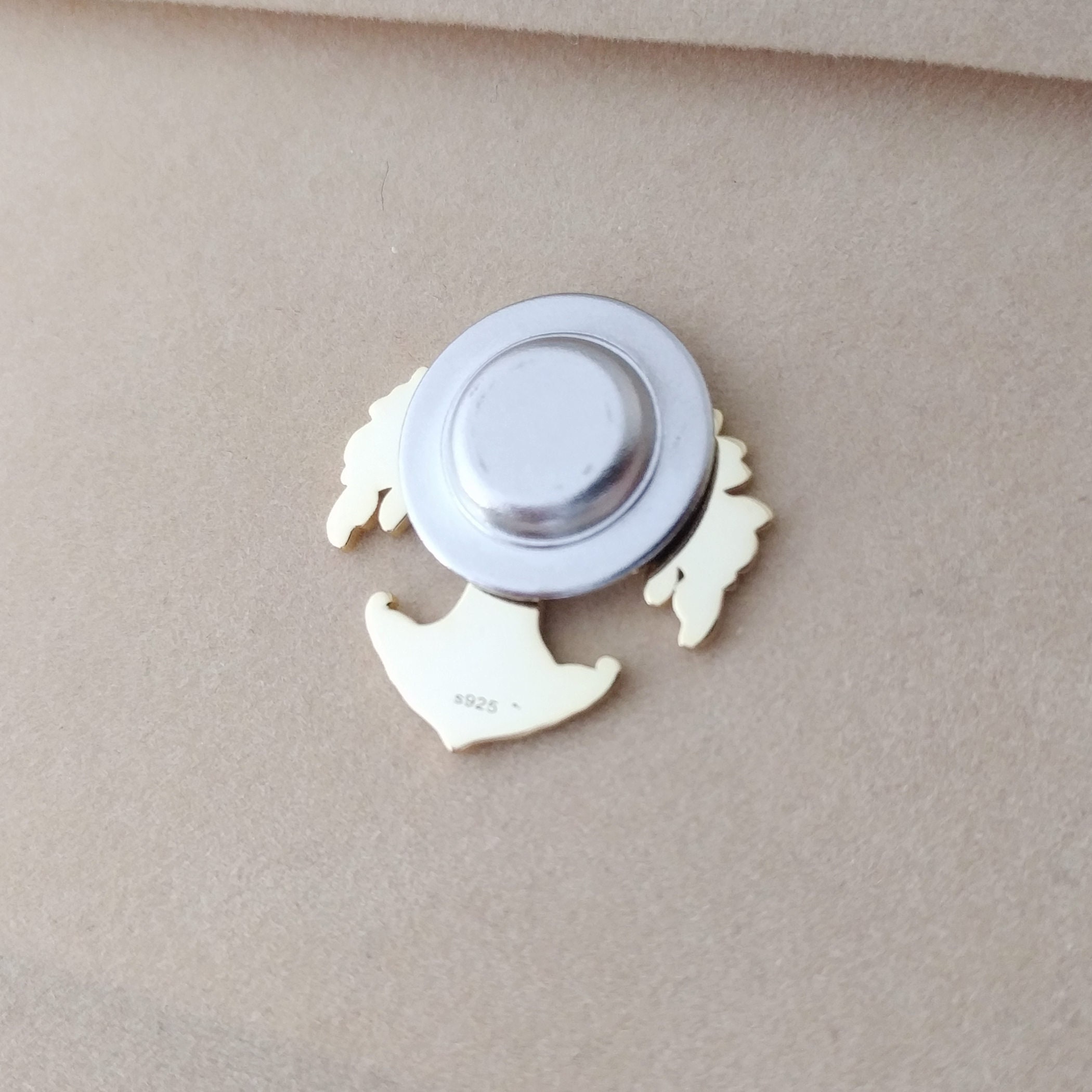 Magnetic Logo Lapel Pin, Custom Business Logo Badge, Company Artwork ...