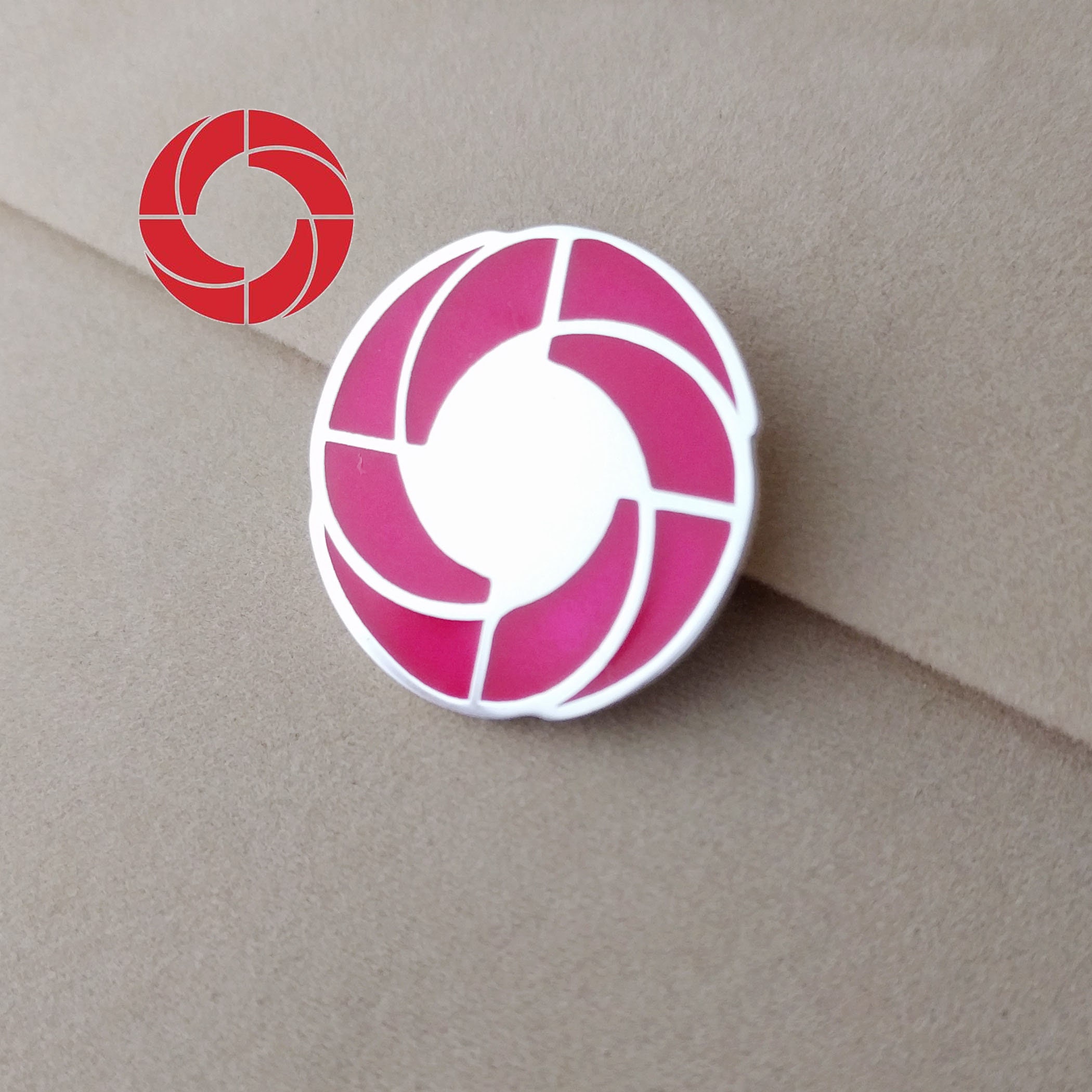 Personalized Enamel Logo Lapel Pin, Embossed Business Logo Badge ...