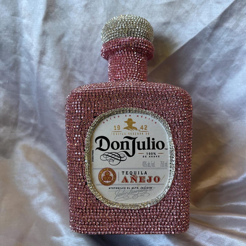 Bedazzled Champagne Bottle - Etsy