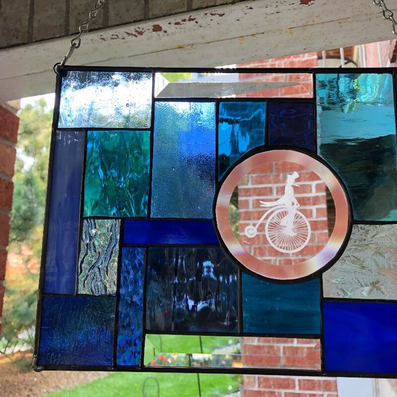 Stained Glass Bike - Etsy