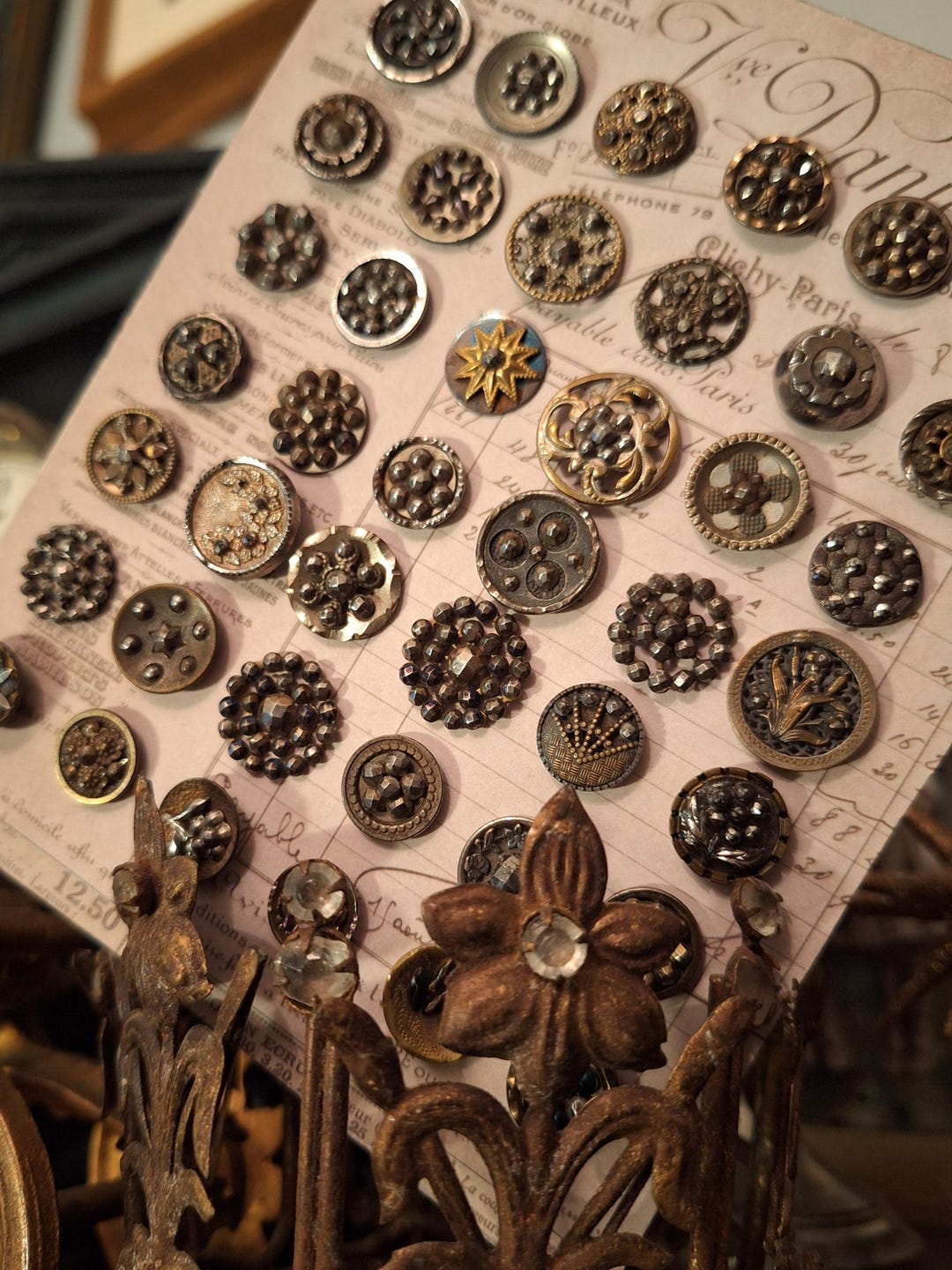 Victorian Steel Cut 42 Button Lot Antique Buttons - Etsy