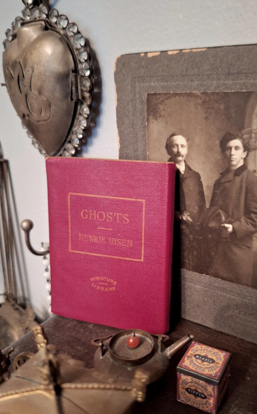 Ghosts by Henrik Ibsen 1920s Miniature Library Antique Books Red ...