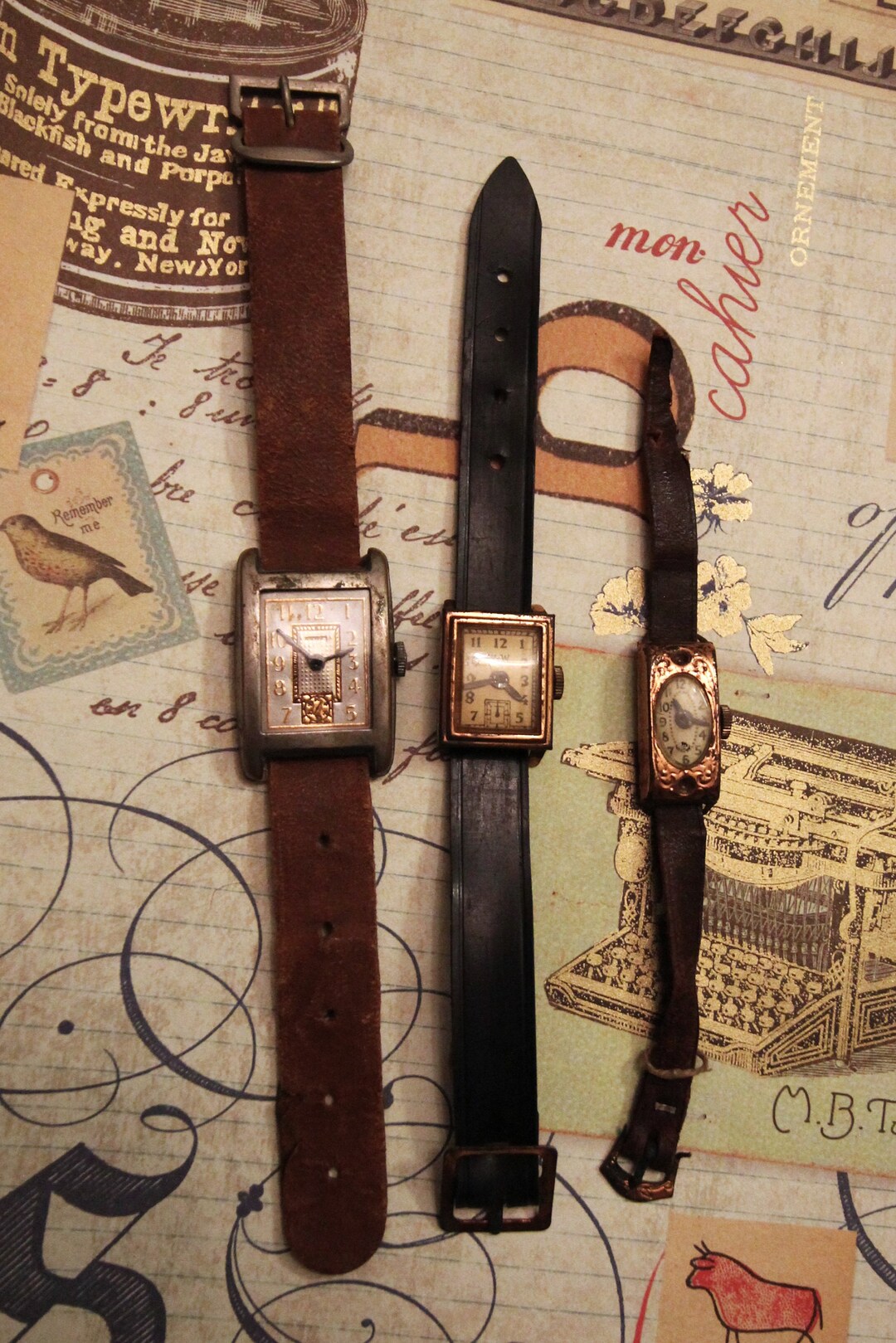 Trio of Toy Wristwatches Children's Watches Antique Toy Watches - Etsy