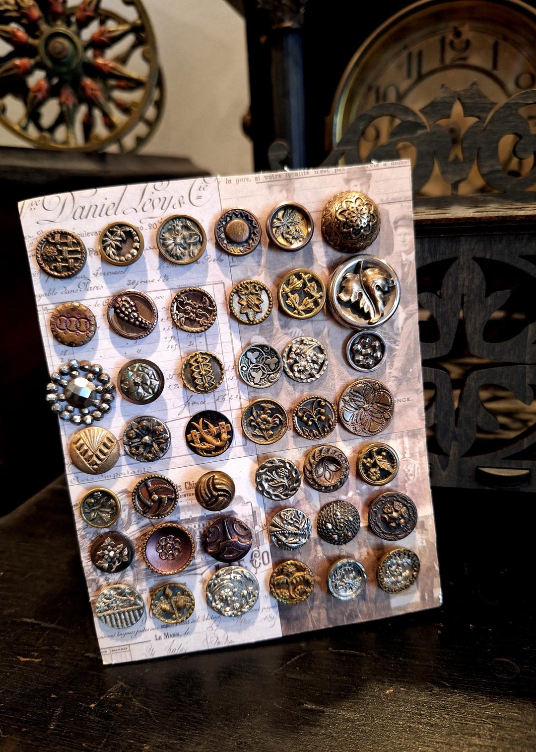 Antique Metal Button Lot of 42 - Victorian and Edwardian Buttons, - Etsy