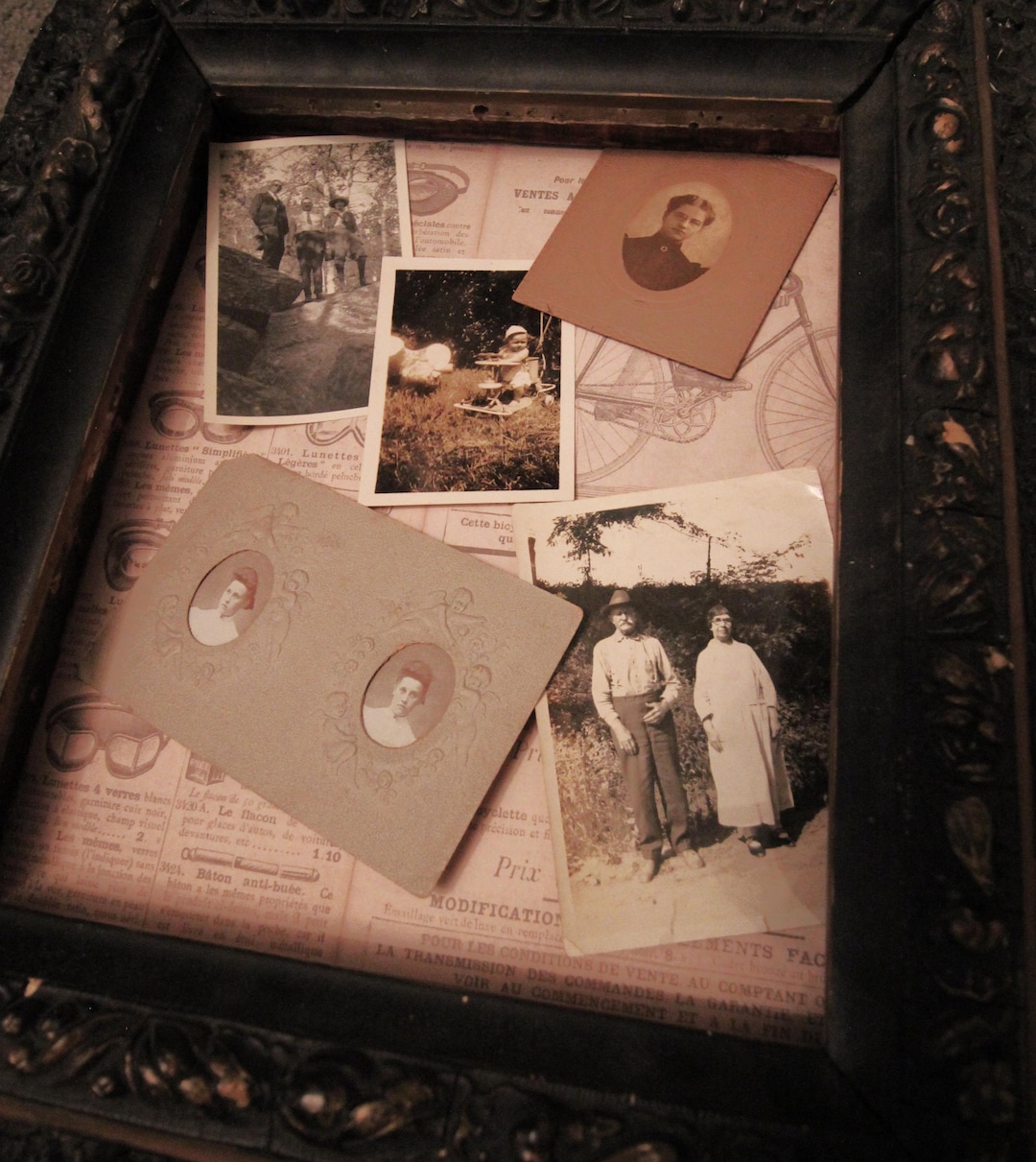 Antique Sepia Photo Lot B- 1880-1940 Portrait Photography - 8 Antique ...