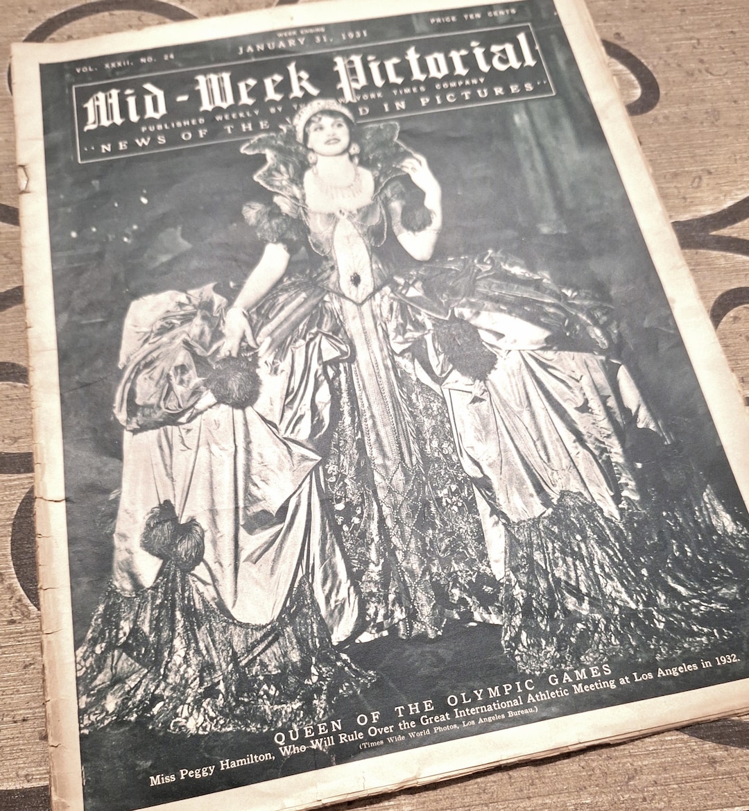Mid Week Pictorial Newspaper - 1931 Newsprint Magazine With Photos ...