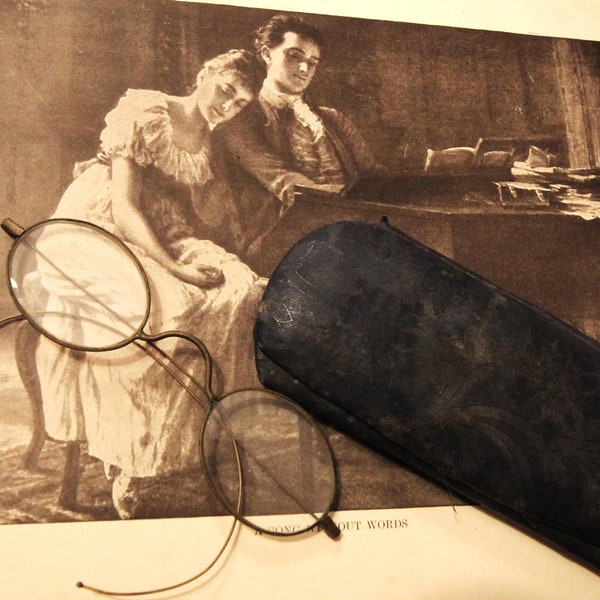 Antique Glasses Case - Etsy