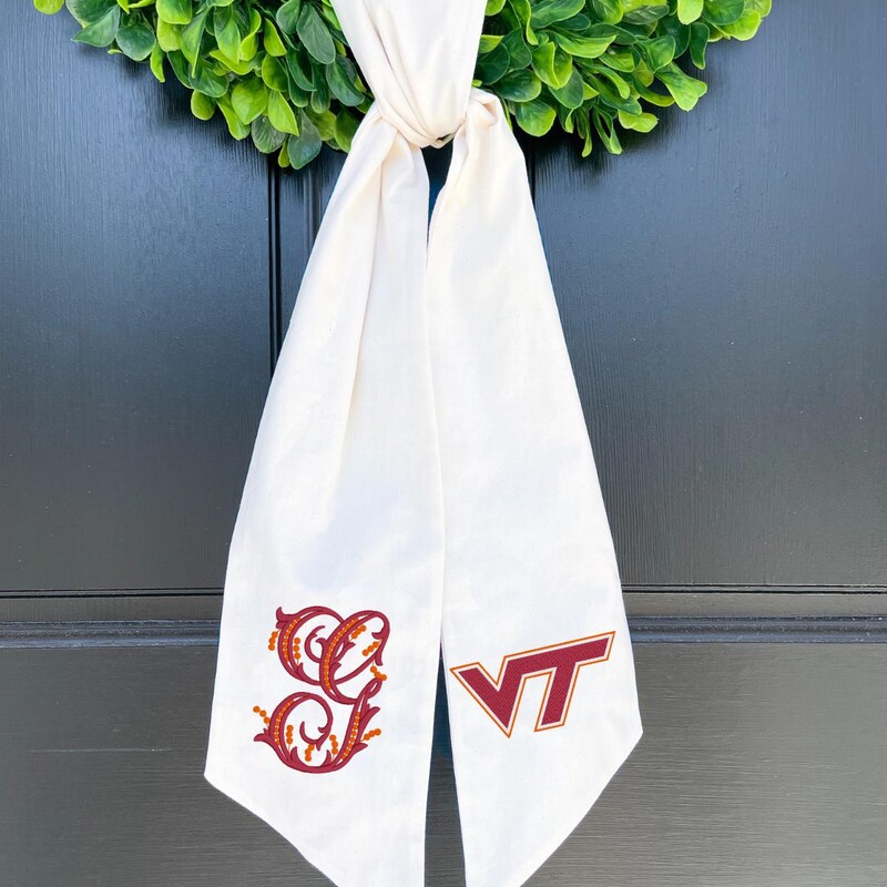 Virginia Tech Wreath - Etsy