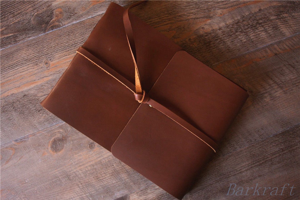 Leather Scrapbook Photo Album Personalized Wedding Gifts 4x6 | Etsy