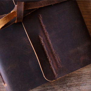 Personalized Leather Notebook, Custom Large Leather Sketchbook Journal ...