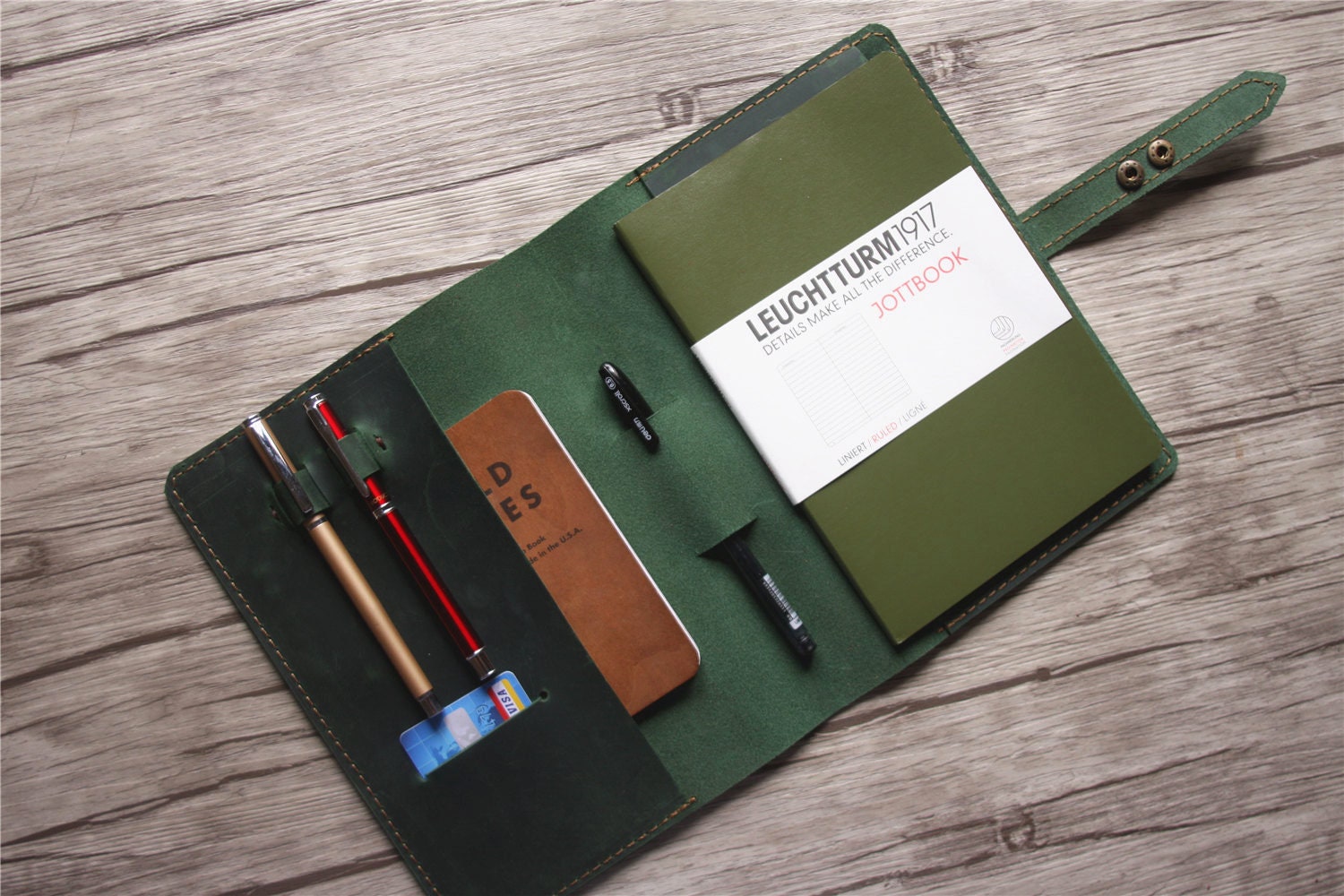 Leather Journal Cover Refillable Personalized A5 Leather | Etsy