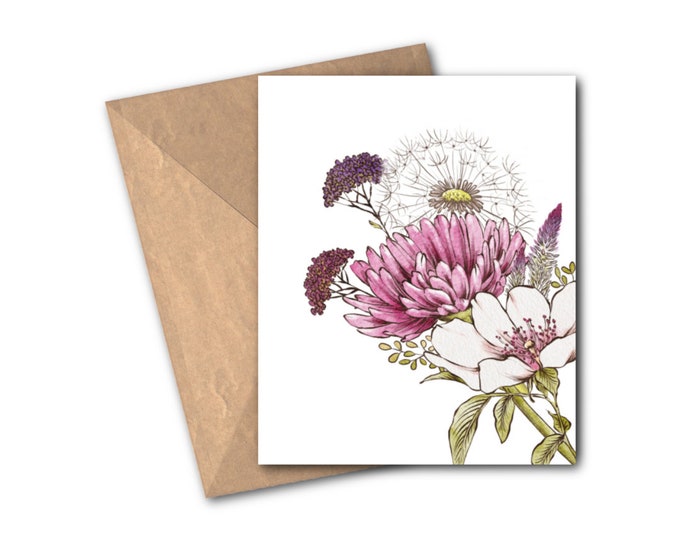 Flower Bulbs Note Cards Set of 10 With Matching Envelopes - Etsy