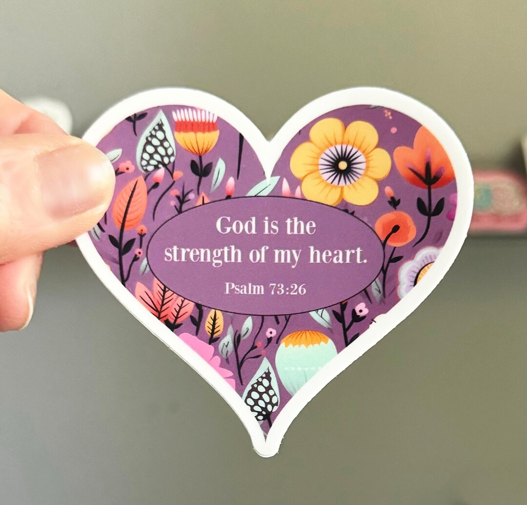 Christian Stickers, Christian Sticker, Vinyl Sticker, Bible Verse ...