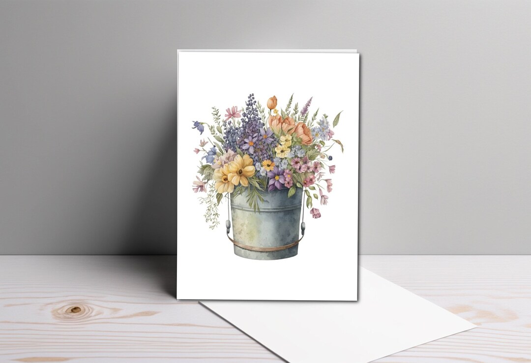 Flower Note Card Set, Floral Note Cards, Blank Note Cards, Flower Card ...