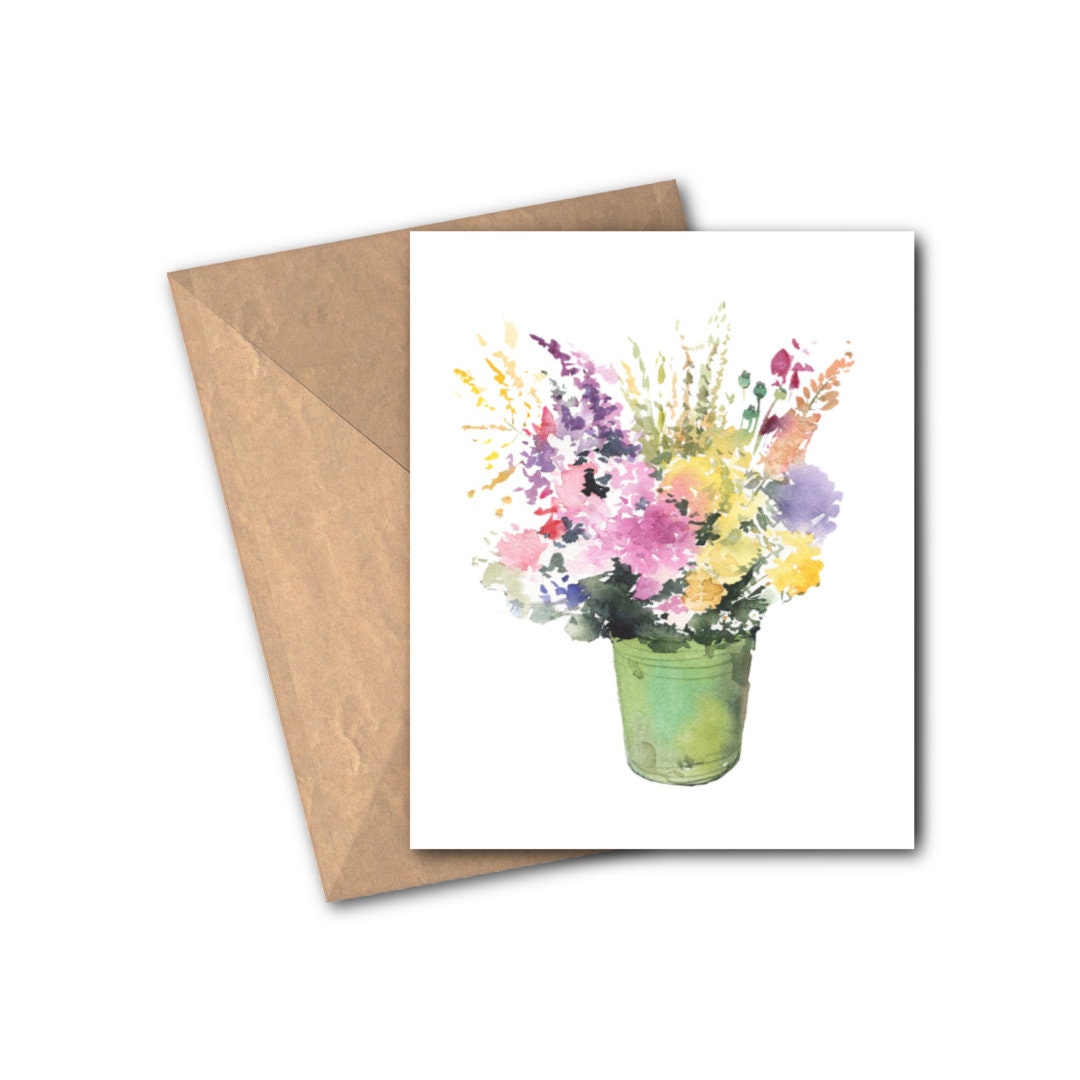 Christian Note Cards, 10 Floral Note Cards, Blank Note Cards, Flower ...