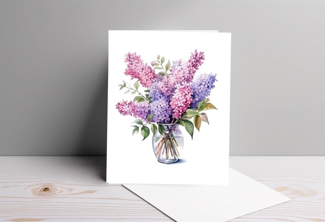 Flower Note Card Set, Floral Note Cards, Blank Note Cards, Flower Card ...
