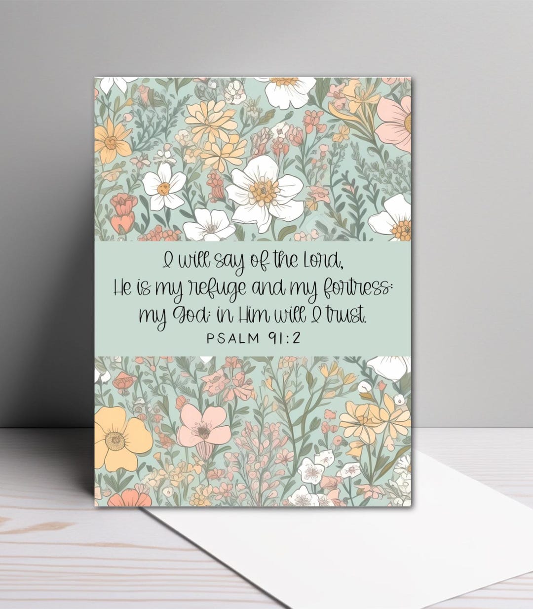 Floral Christian Scripture Note Cards - Sydnie Collection (set of 10 ...