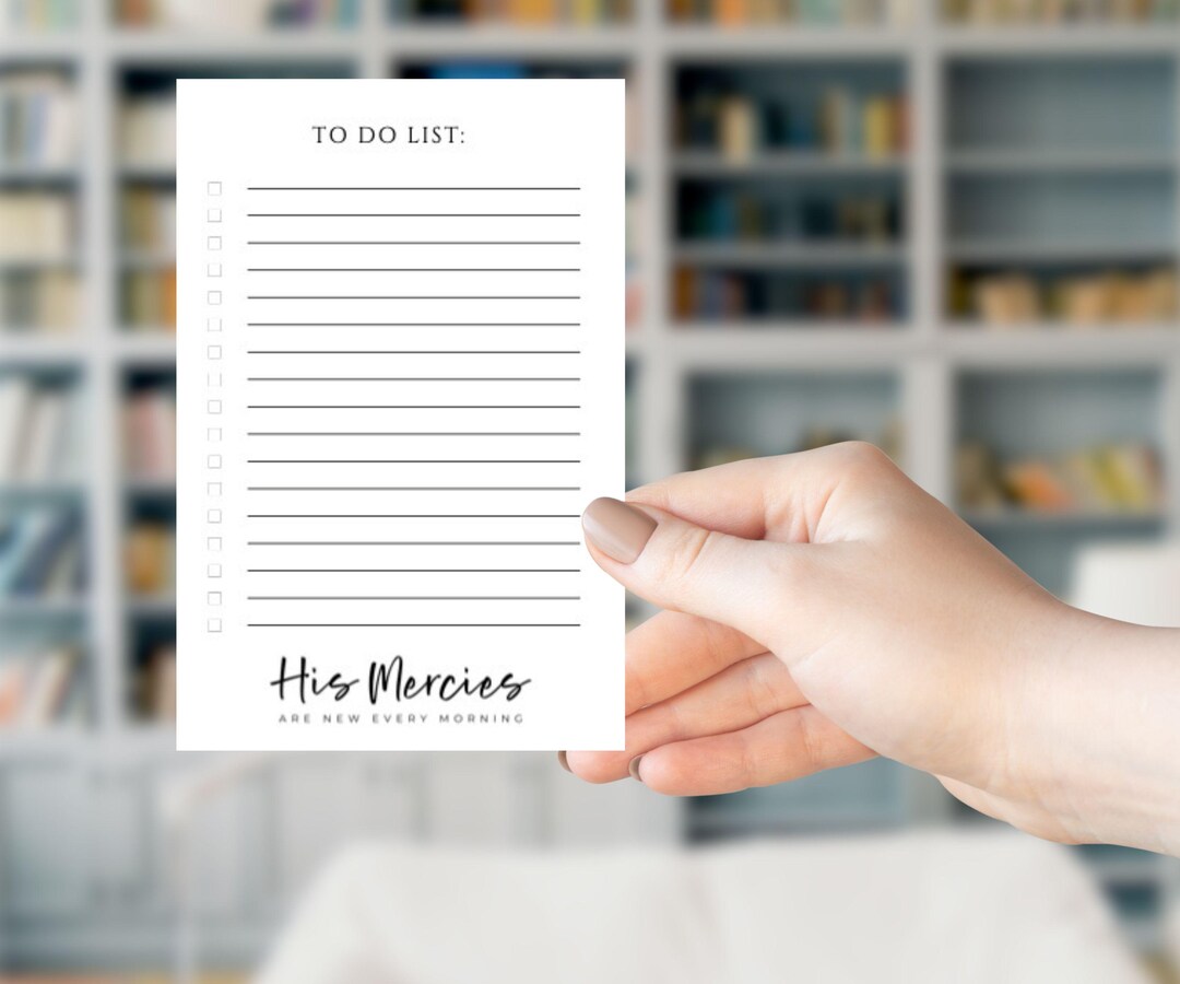 Christian Note Pads, Bible Verse Note Pads, Christian to Do List ...