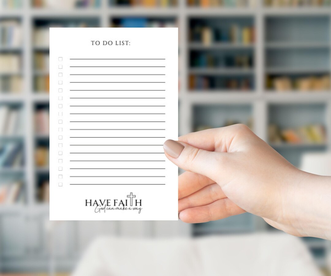 Christian Note Pads, Bible Verse Note Pads, Christian to Do List ...