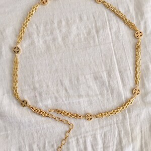 Gold Chain Belt Vintage Chain Belt Link Metal Belt 90s Chain - Etsy Israel