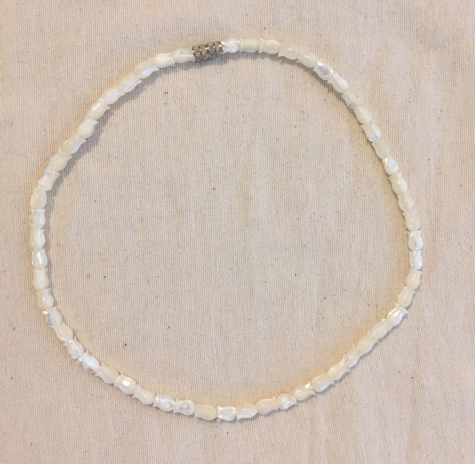 Surf Necklace White Shell Necklace White Choker White Puka - Etsy