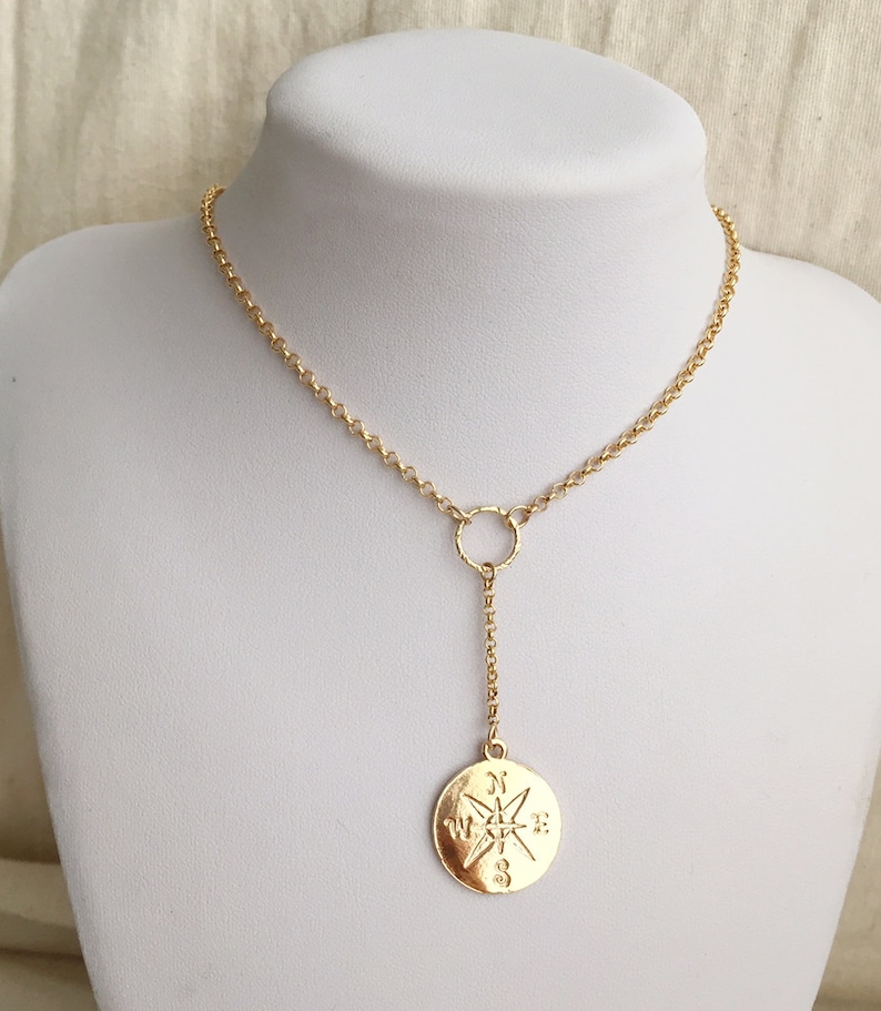 Coin Necklace Gold Coin Necklace Necklaces for Men Man Gold | Etsy